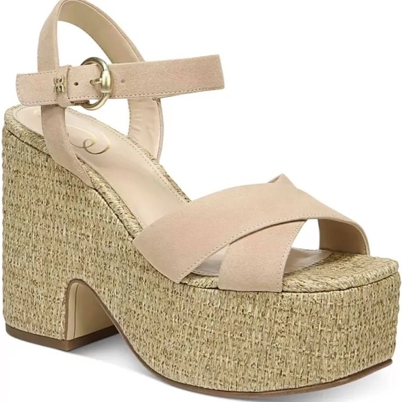 Sam Edelman | Shoes | Sam Edelman Trianna Platform Sandals In Natural ...